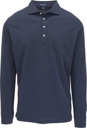 Peter Millar polo à poche poitrine - Bleu