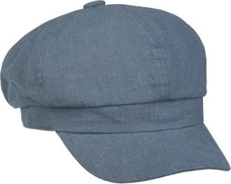 LIPODO Casquette Gavroche Lincott Femme - de Soleil Newsboy avec Visiere, Visiere Printemps-ete Ete - M (57-58 cm) Denim