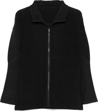 Issey Miyake Femme, Pulls, Noir, Taille: 44 FR Gilet zipp&eacute;