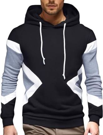 Generic Sweat &agrave; capuche uni l&eacute;ger pour homme, printemps et automne, nouveau pull d&eacute;contract&eacute; confortable pour le sport, v&ecirc;tements pour entra&icirc;nement int&eacute;rieur 