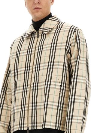 Burberry Vintage Check Cotton Jacket - Beige