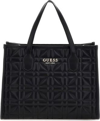 Guess Silvana 2 Compartment Tote Black