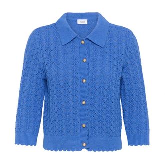 Saint Tropez Damen, Strickwaren, Blau, XSGr&ouml;&szlig;e