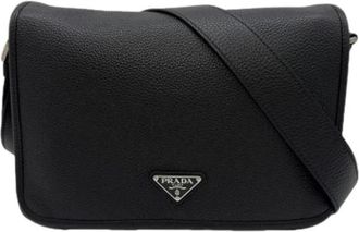 Prada Sac bandouli&egrave;re vintage doccasion - Homme - Pre-owned - Noir - Taille: ONE Size