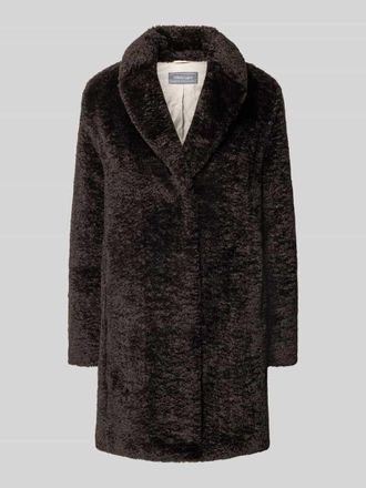 White Label Regular Fit Mantel aus Teddyfell