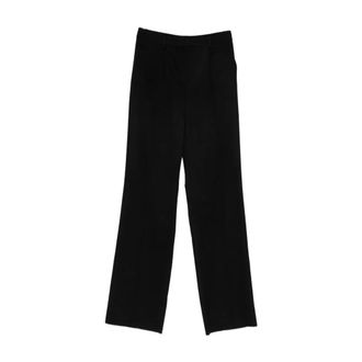 Max Mara Carbone Long Trouser - - Trousers - Damen - Schwarzk - S