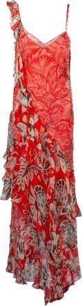 Etro Femme, Robes, Multicolore, Taille: 40 FR Robe &agrave; volants et imprim&eacute; cachemire