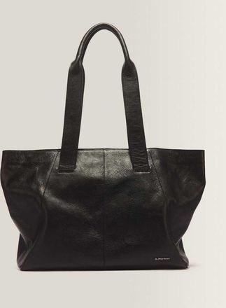 Dr. Martens Maxi Overdrive Leder Tote Bag in Schwarz