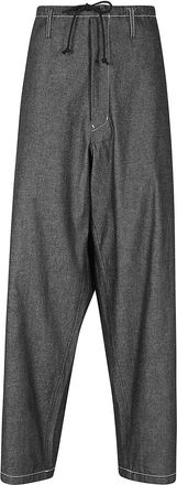 Yohji Yamamoto Casual Hose - Schwarz