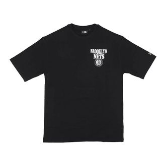 New Era Homme, Tops, Noir, Taille: XL NBA Script Oversize Tee Bronet
