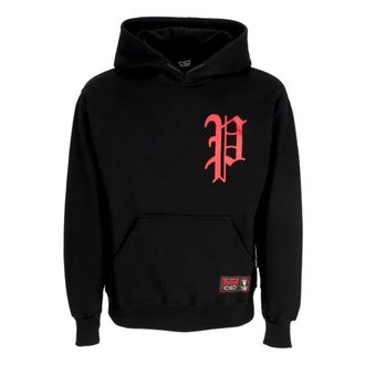 PROPAGANDA Schwarzer Hoodie mit Fronttasche - - Sweatshirts & Hoodies - Herren - Schwarzk - XS