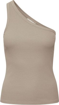 Gestuz Femme, Tops, Brun, Taille: 44 FR Top basique une épaule String