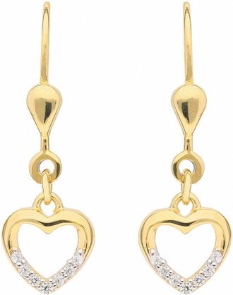 Adelia's Adelias Ohrringe Herz