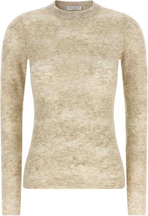 Brunello Cucinelli Rundhalspullover - Beige