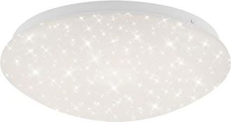 Briloner Briloner Leuchten - LED Deckenleuchte mit Fernbedienung, Farbwechsel-Option, Nachtlichtfunktion, dimmbar,10 Watt, 700 Lumen, &Oslash;26 cm, Wei&szlig;