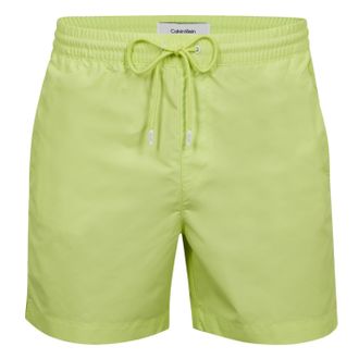 Calvin Klein Herren Badeshorts Medium Drawstring Mittellang, Gelb (Sunny Lime), XL