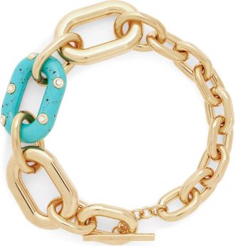 Paco Rabanne Femme, Accessoires, Jaune, Taille: ONE Size XL Link Palm Springs Necklace