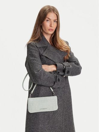 Calvin Klein Jeans Handtasche Rouched Zip Top Bag LV04K3090G Grau
