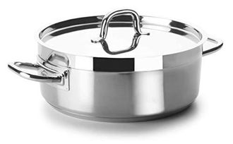 Lacor Lacor 54032S Faitout Chef Luxe Sans couvercle Diamètre 32 centimètres, Argenté