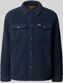Superdry Regular Fit Hemdjacke aus Fleece