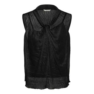 Cream CRLimia Blouse Sans Manches - Femme - Blouses et Chemises - Noir - Taille: 44 FR