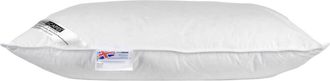 Homescapes Luxus Kopfkissen mittel-weich 48 x 74 cm Entenfedern und Daunen mit Baumwoll Inlett