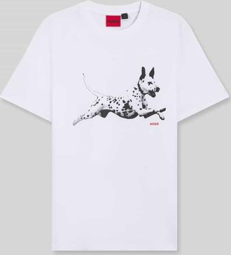 HUGO BOSS Regular Fit T-Shirt aus reiner Baumwolle