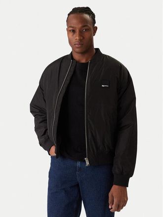 Karl Lagerfeld Bomberjacke B1M15015 Schwarz Regular Fit