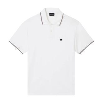 Emporio Armani Homme, Tops, Blanc, Taille: M Polo Chemises