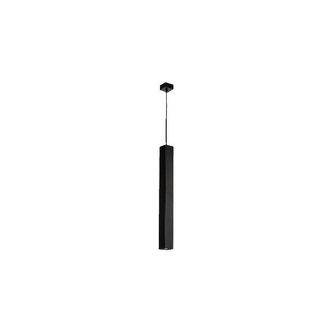 Luce-Ambiente-Design Fluke Square Suspension in Black Metal 60 Cm
