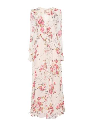 Blumarine Robe Au Genou - Beige
