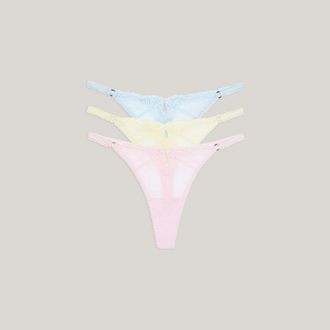 Lounge Strings en Dentelle (Lot de 3) - Pastel - XXL