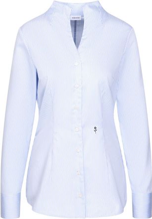 Seidensticker Damen Kleid - Regular Fit - Gestreift - Langarm - Kelchkragenbluse - 100% Baumwolle