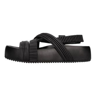 Patrizia Bonfanti Nico Plisse Sandale - - Shoes - Damen - Schwarzk - 38 EU
