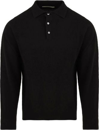 FILIPPO DE LAURENTIIS Homme, Tops, Noir, Taille: 3XL Polo Cachemire