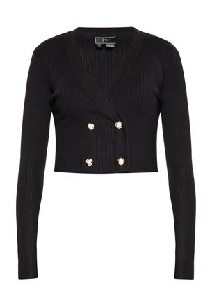 Faina Strickjacke Damen schwarz