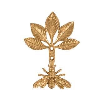 Sass & Belle Goldfarbener Bienenhaken und Raffhalter
