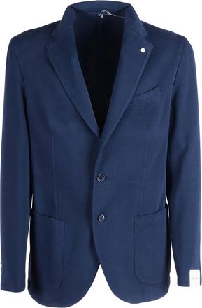 L.B.M. 1911 Giacche buttoned blazer - Blau
