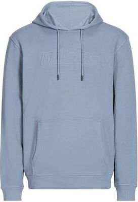 Guess gemischte Baumwoll -Kapuze -Sweatshirt - grau