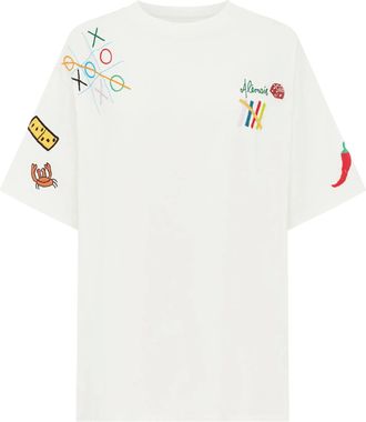 Alemais T-shirt Players Brod&eacute; Lin Bio Al&eacute;mais