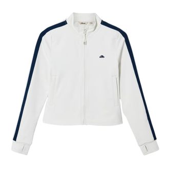 Ellesse Banff Trainingsjacke f&uuml;r Damen, Durchgehender Rei&szlig;verschluss (Naturwei&szlig;)