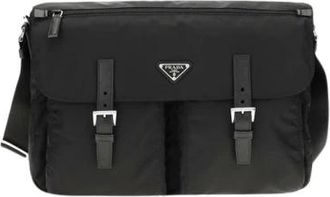 Prada Re-Nylon Schultertasche - - Bags - Herren - Schwarzk - ONE SIZE