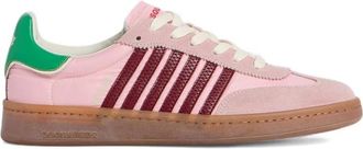 Dsquared2 Homme, Chaussures, Rose, Taille: 45 EU Baskets &agrave; lacets avec logo en relief