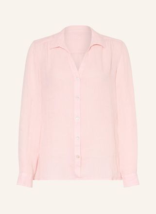 120% Lino 120%Lino Hemdbluse Aus Leinen rosa