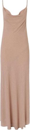 Pinko Pinko, Femme, Robes, Beige, Taille: 38 FR Farro Dress