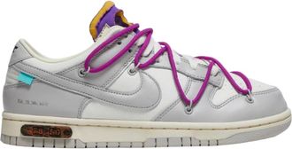 Nike Homme, Chaussures, Gris, Taille: 44 EU Dunk Low Off-White Lot 28