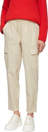 s.Oliver Strukturierte Jogpants mit Cargo-Taschen aus Viskosemix