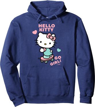 Hello Kitty Cooles Power-Skateboard Pro Classic Fun f&uuml;r M&auml;dchen Pullover Hoodie