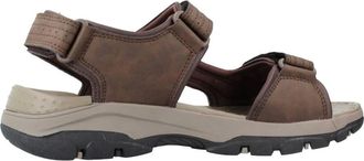 Skechers Homme, Chaussures, Brun, Taille: 45 EU Sandales plates &eacute;l&eacute;gantes pour femmes