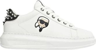 Karl Lagerfeld Femme, Chaussures, Blanc, Taille: 40 EU Kapri Baskets